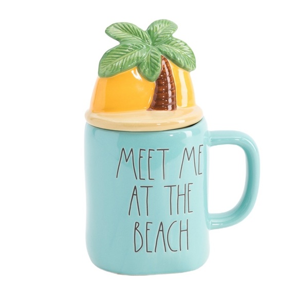 Rae Dunn | Dining | Rae Dunn Meet Me At The Beach Figural Lidded Mugnew ...